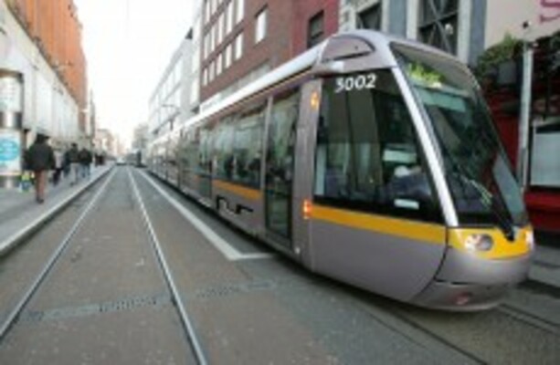 Luas red line remains disrupted after fire · TheJournal.ie