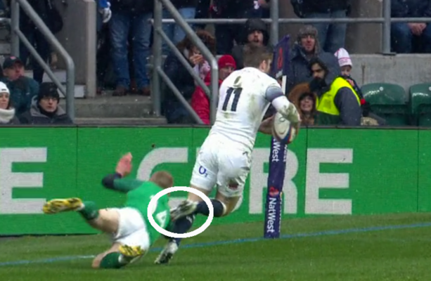 Keith Earls' tap tackle was one of the moments of Ireland's Grand Slam ...