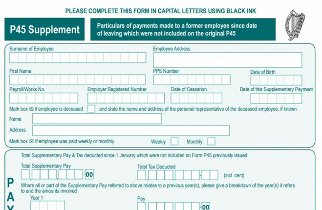 Revenue to scrap P60 and P45 forms in bid to modernise PAYE system