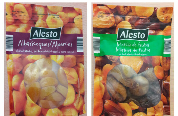 Lidl recalls dried fruit products as labels were not printed in English