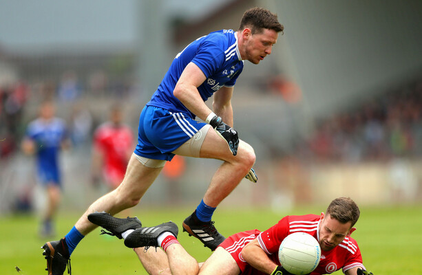 Harte sent-off as Monaghan end Tyrone's three-in-a-row dreams in Ulster