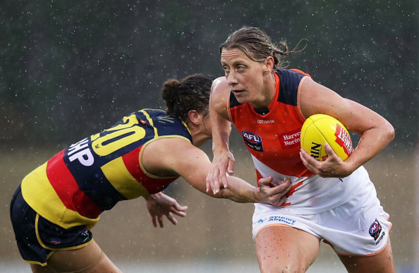 After an impressive debut season in Aussie Rules Cora Staunton signs ...