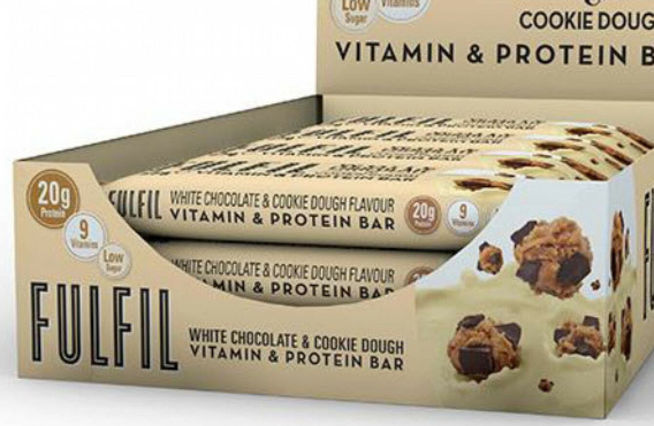 Batch of Fulfill protein bars recalled over pieces of clear plastic