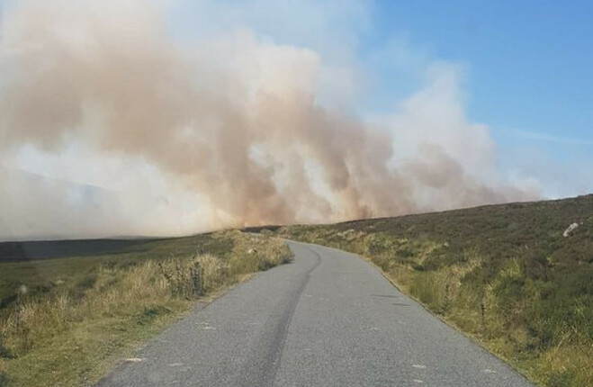 Gardaí advise extreme caution in the Wicklow mountains as forest fire ...