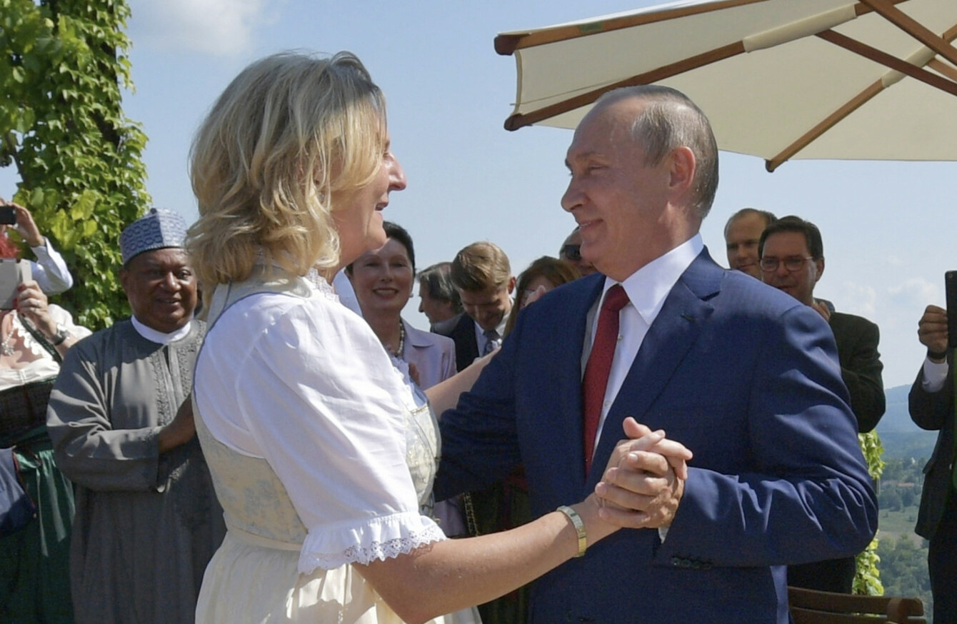 Putin defends 'private' trip to Austrian FM's wedding after dance ...