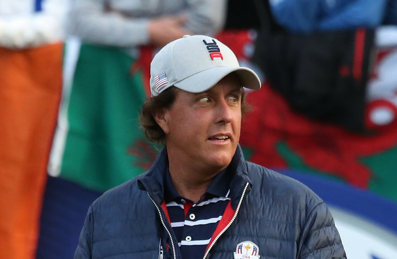 Phil Mickelson hails 'phenomenal leadership' at Ryder Cup as beaten USA ...