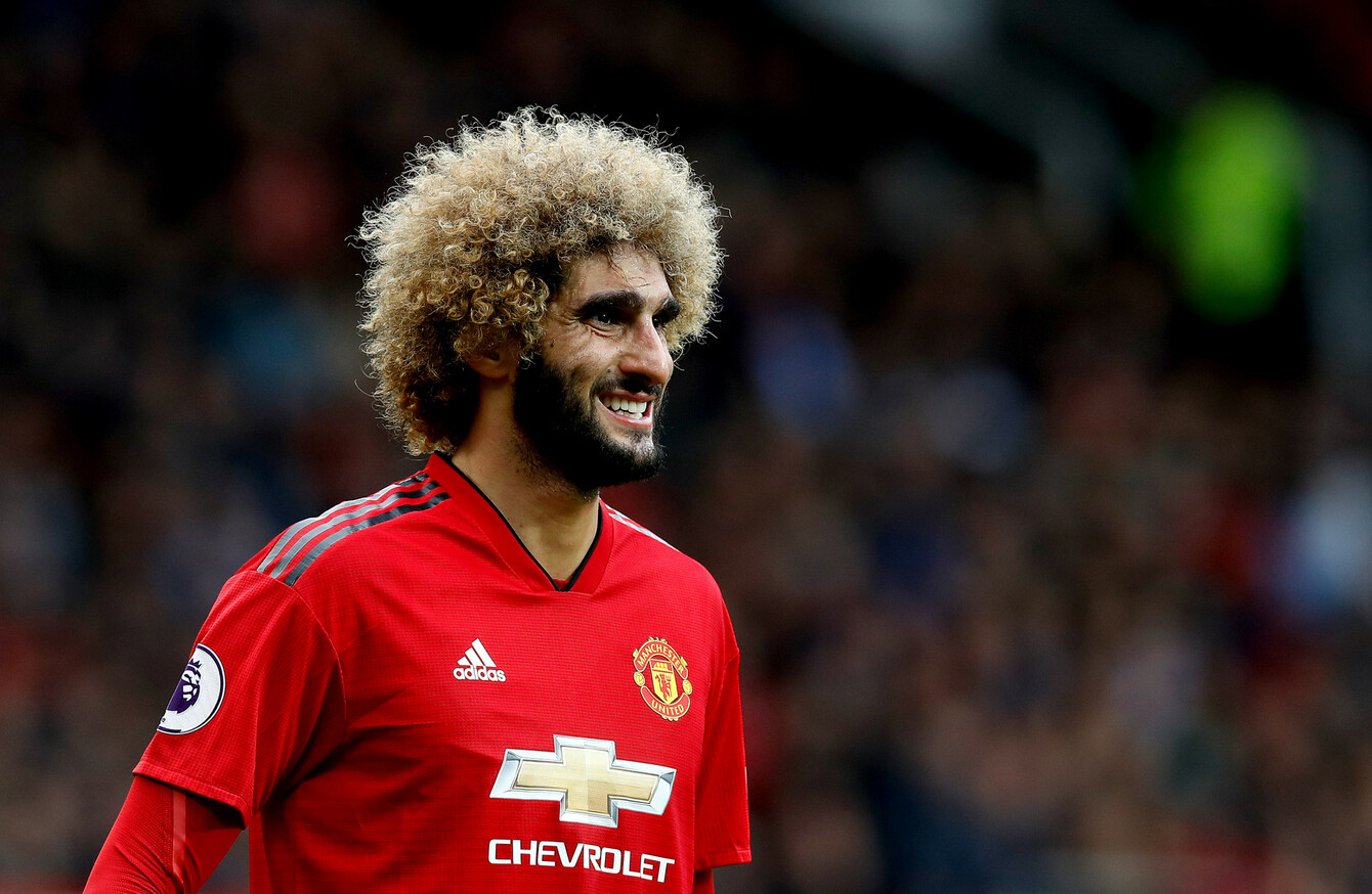 'He has sacrificed himself' - Fellaini embodies the spirit that Man ...