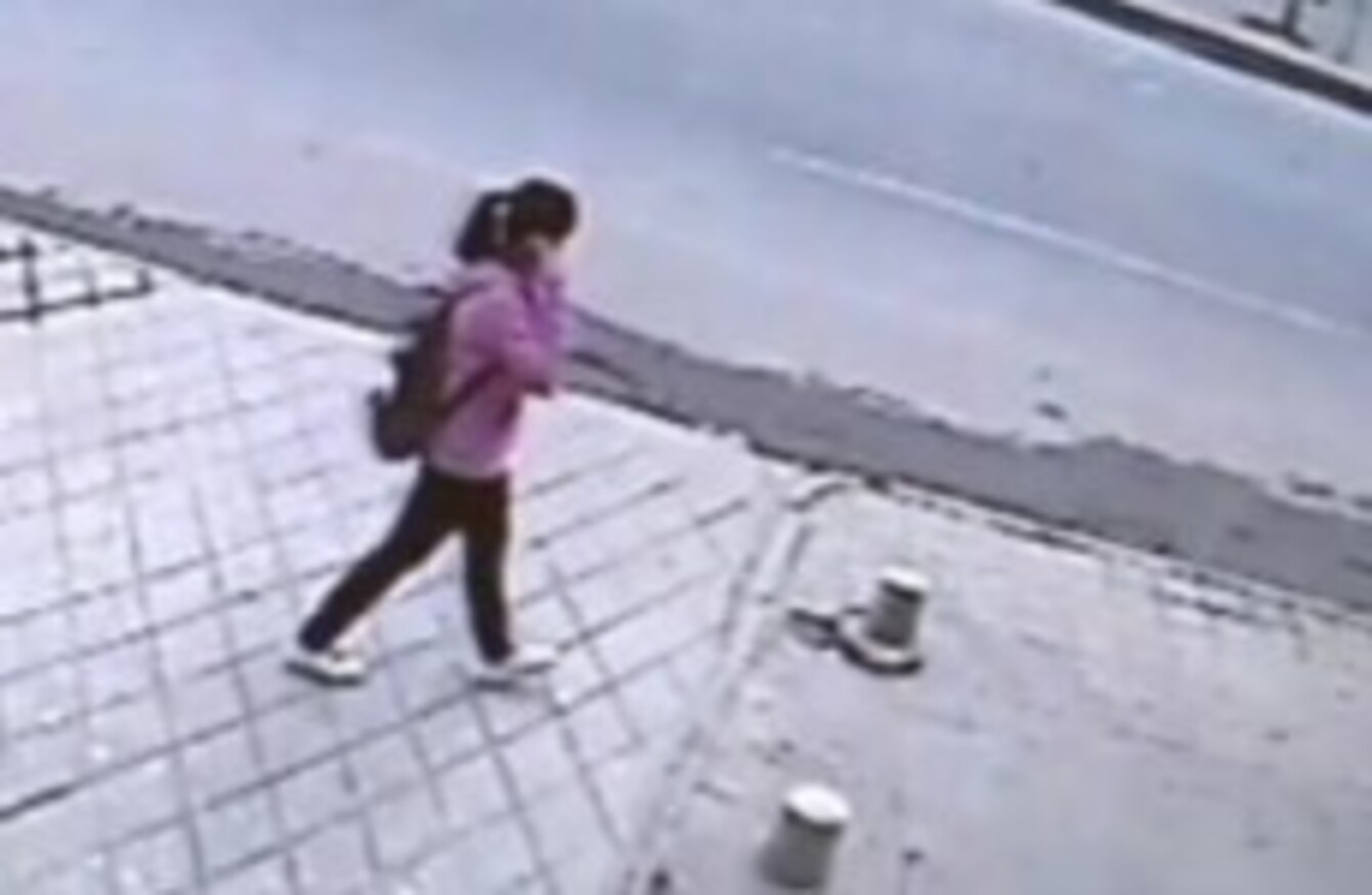 VIDEO: Girl rescued after falling through pavement in China
