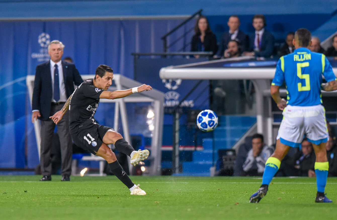 Stunning late Di Maria goal keeps PSG within touching distance of ...