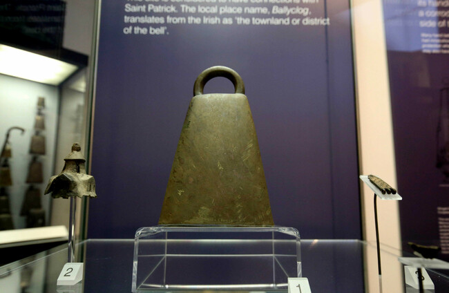 Thousand-year-old handbell with link to Saint Patrick goes on display ...