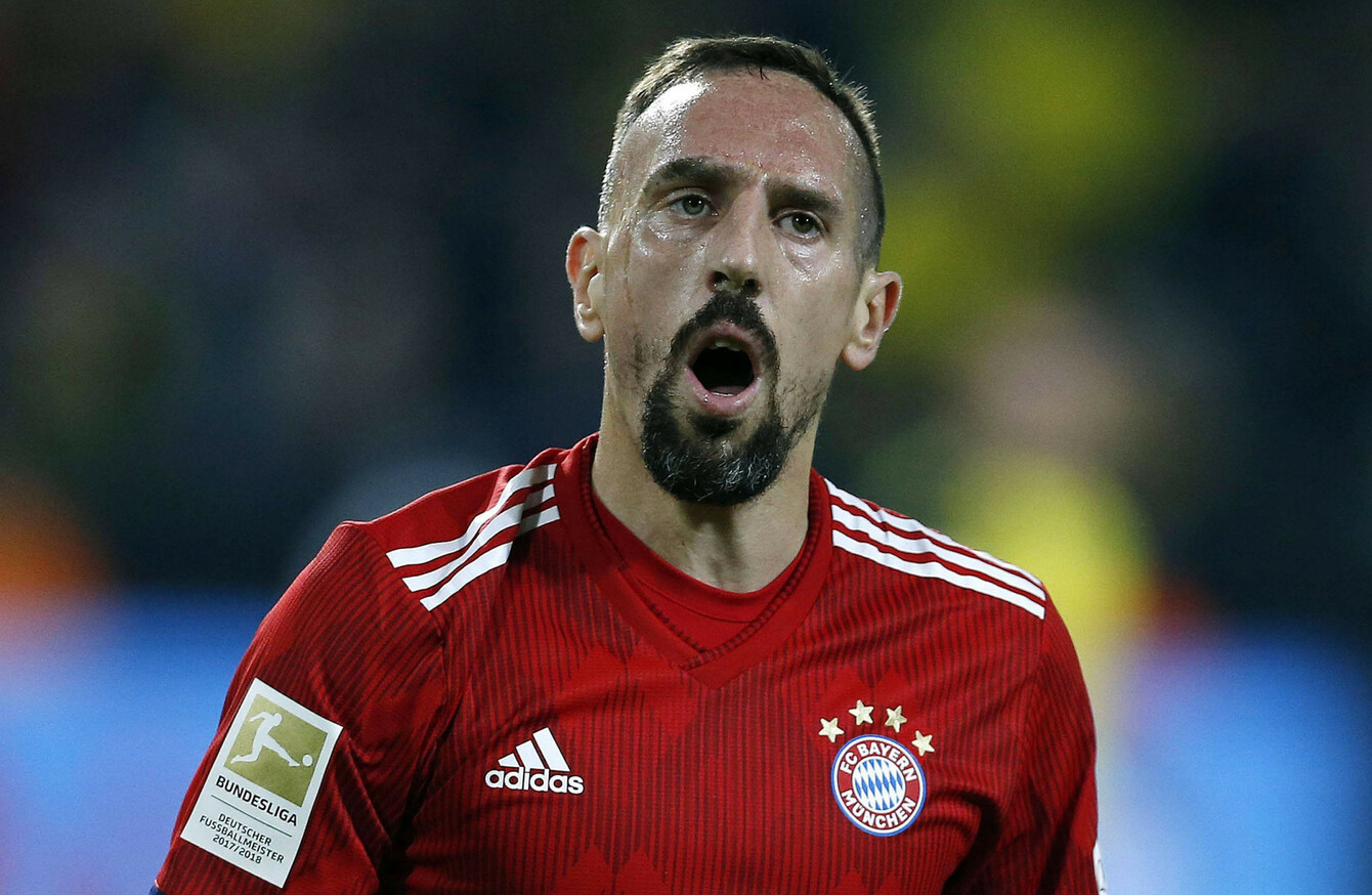 Ribery reportedly slapped a TV pundit after Bayern Munich's defeat to ...