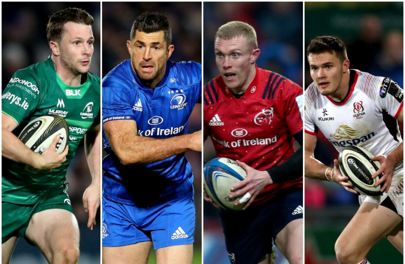 Here are the quarter-final fixture details for the Irish sides in ...