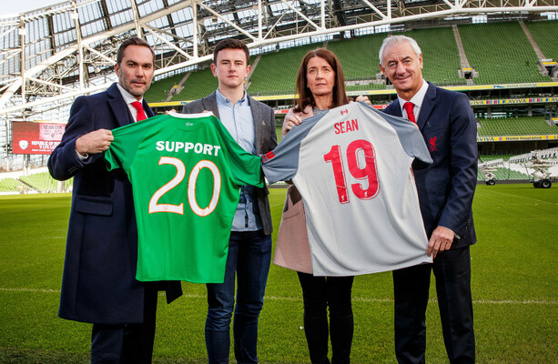 Liverpool and Ireland legends come together to launch Seán Cox ...
