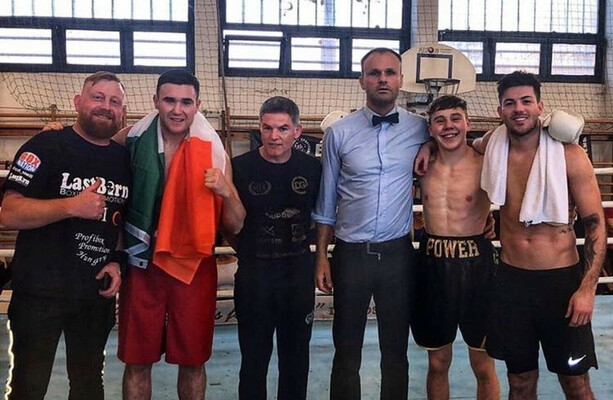 Cork 17-year-old James Power scores first-round stoppage in third pro fight