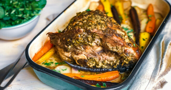 The easiest Sunday feast: How to make a full roast lamb dinner in just ...