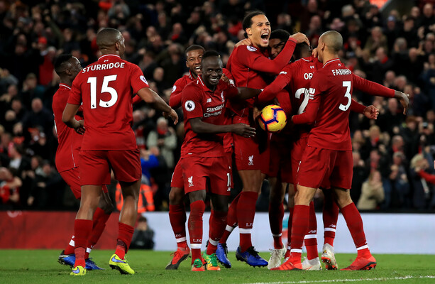 Liverpool celebrated derby winner like it was World Cup final - Toffees ...