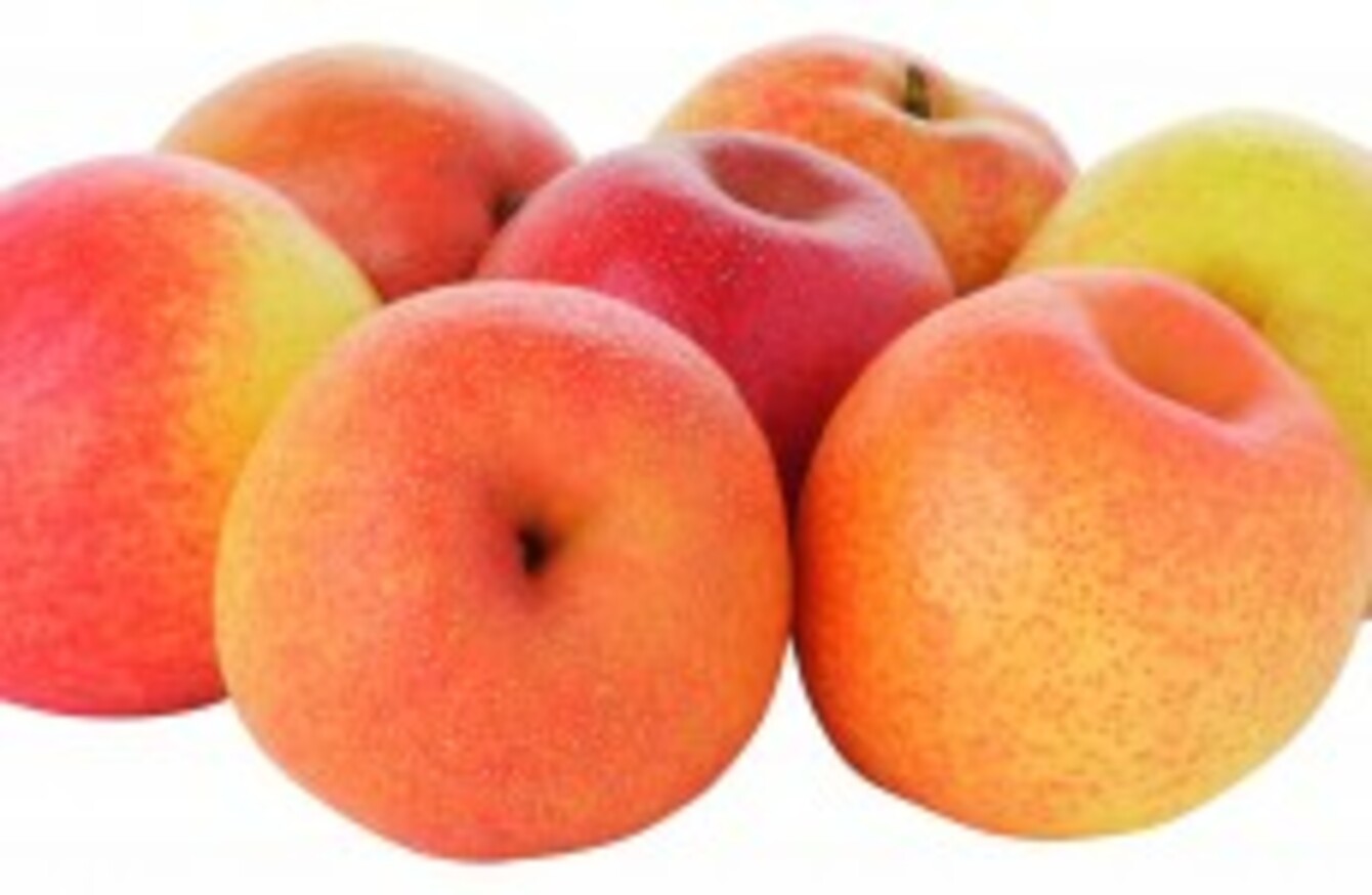 There's a new type of pear that's disguised as an apple, it's called a ...