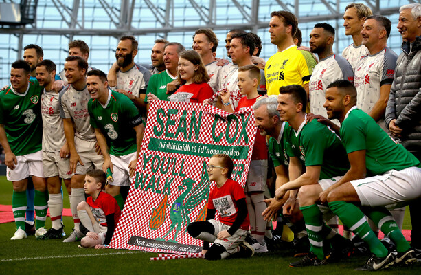 Liverpool legends beat Ireland as Seán Cox and over 26,000 fans watch on