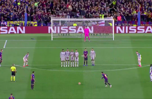 Relive Lionel Messi's sublime 30 yard free-kick against Liverpool in ...