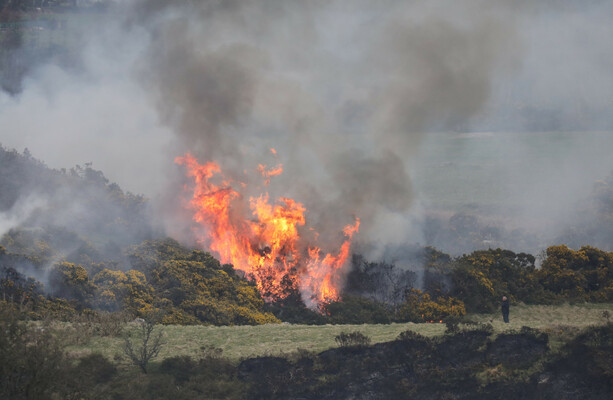 Orange forest fire warning in place as temperatures rise