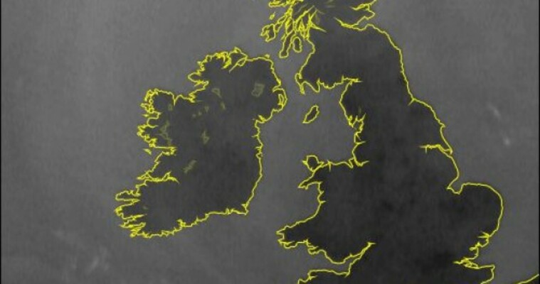 Satellite Image of Clear Skies over Ireland of the Day · TheJournal.ie