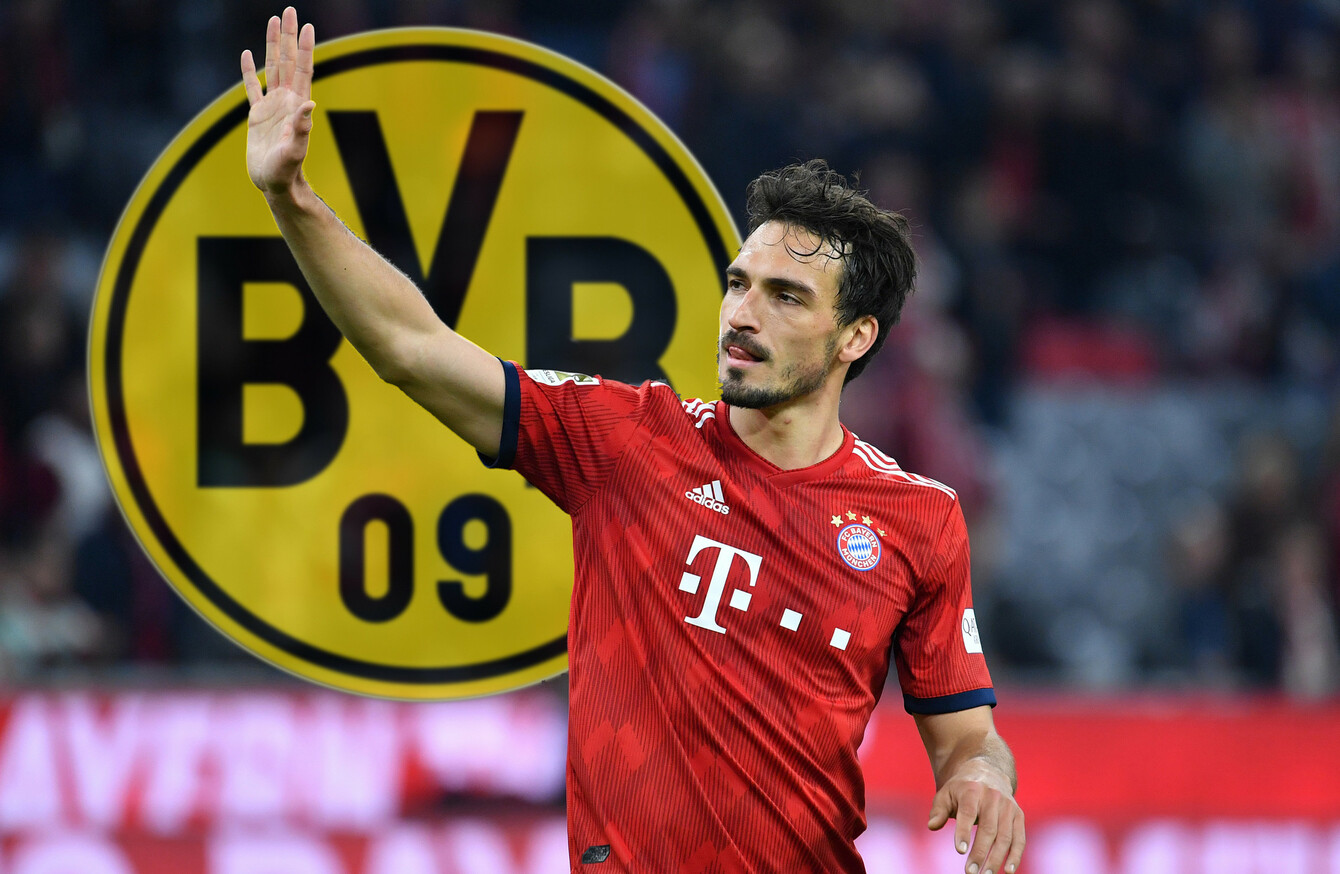 Hummels to make Borussia Dortmund return after winning three ...