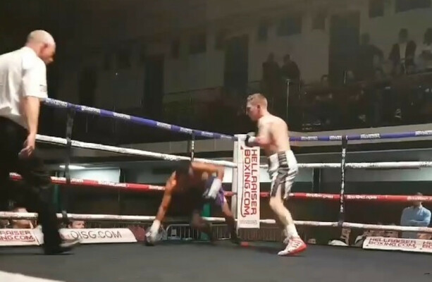 Watch Eric Donovan's 3rd-round knockout on his UK debut as he closes in ...