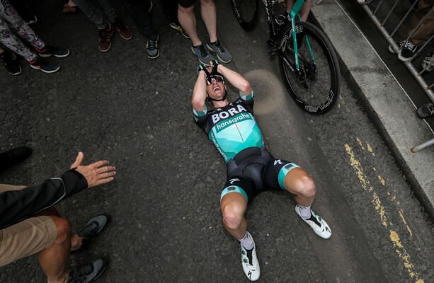 Sam Bennett crowned Irish road race champion after battle for finish line