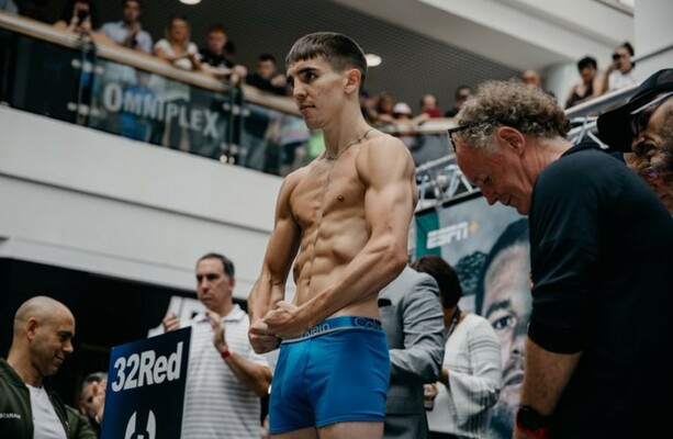 Mick Conlan ripped and ready as he weighs in for outdoor headliner in ...