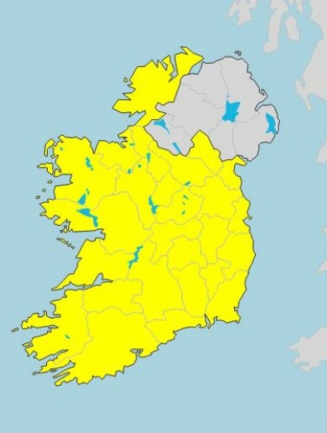 People urged to take care as Status Yellow rainfall warning kicks in ...