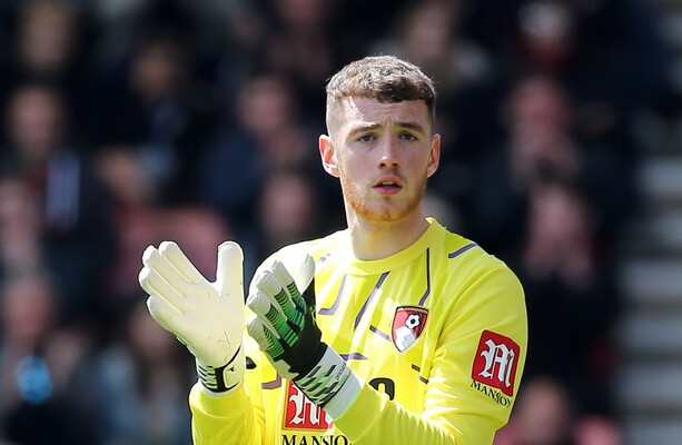 Irish goalkeeper saves all three penalties, as Bournemouth progress in ...