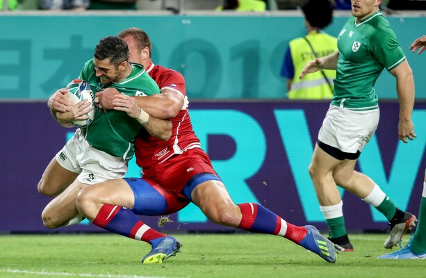 Watch: The two early tries that have Ireland up and running against Russia