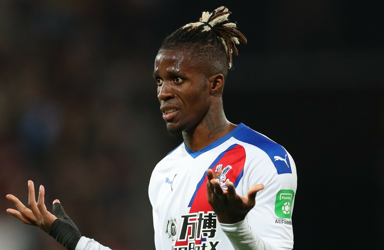 Arsenal target Zaha admits his head was 'a bit all over the place ...