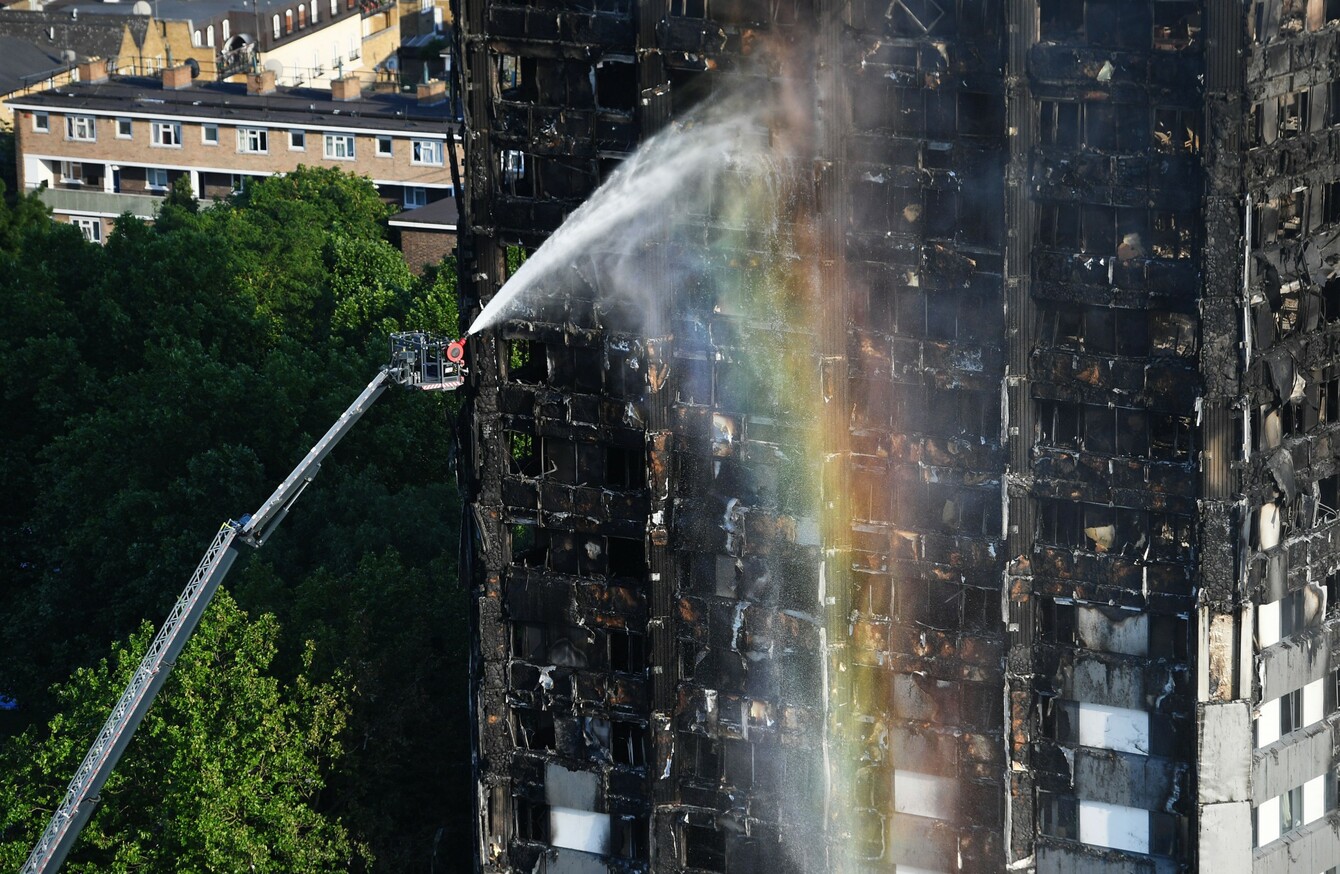Report finds the cladding on Grenfell Tower was the main reason why the ...