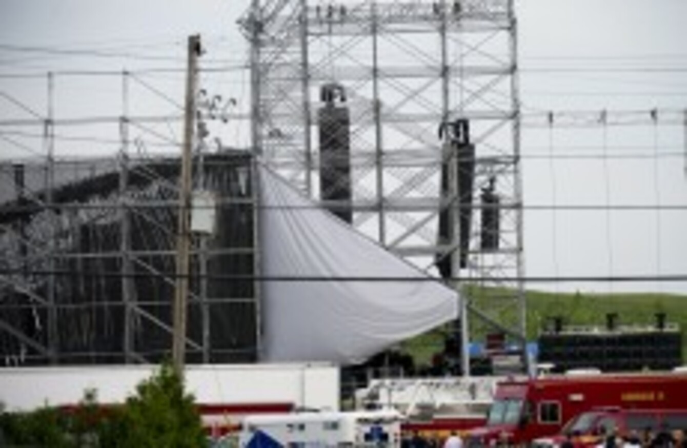 Stage collapse at Radiohead concert leaves one dead · TheJournal.ie