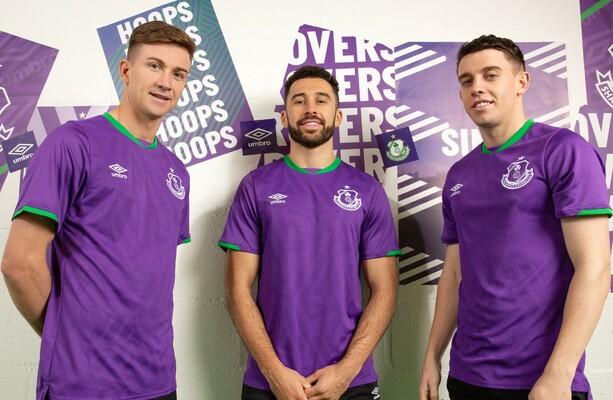 Shamrock Rovers release new purple away jersey for 2020 · The 42