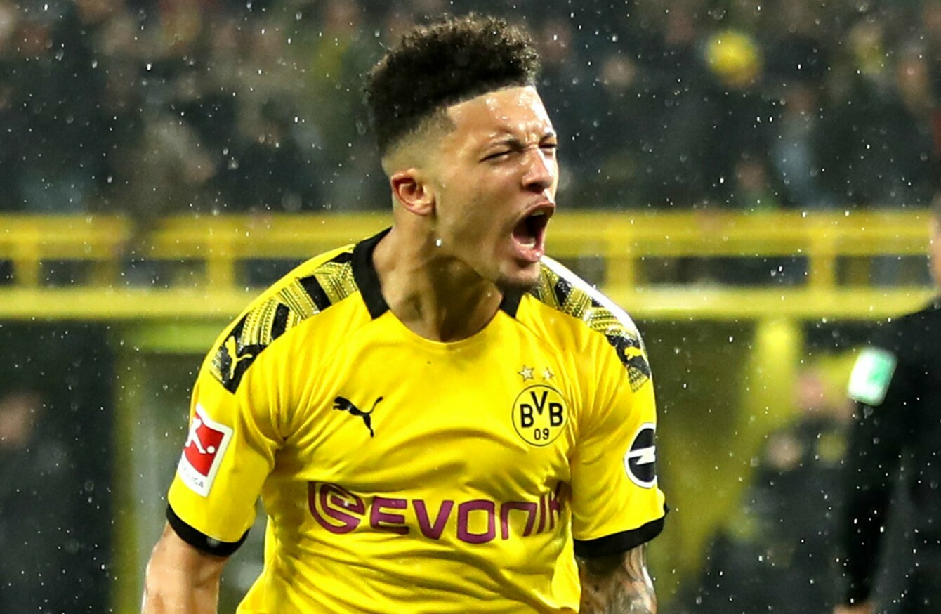 Sancho breaks 51-year Bundesliga record as Dortmund draw with league ...