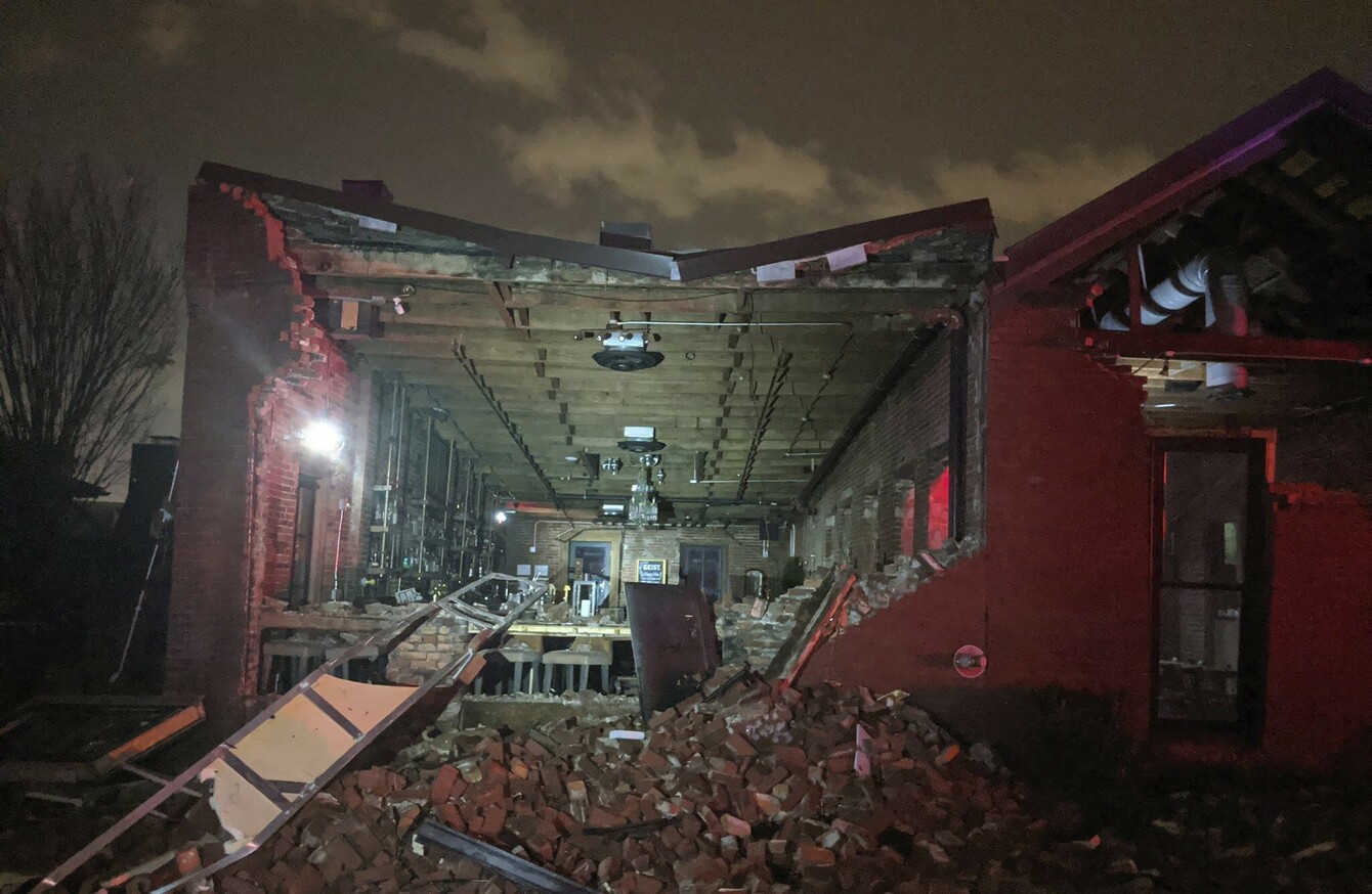 At least eight dead and 40 buildings collapse after tornadoes hit Tennessee At least eight dead and 40 buildings collapse after tornadoes hit Tennessee