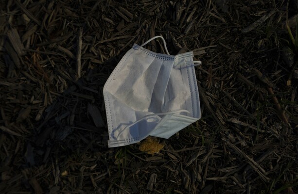 Warnings after people begin dumping face masks and gloves on the ground