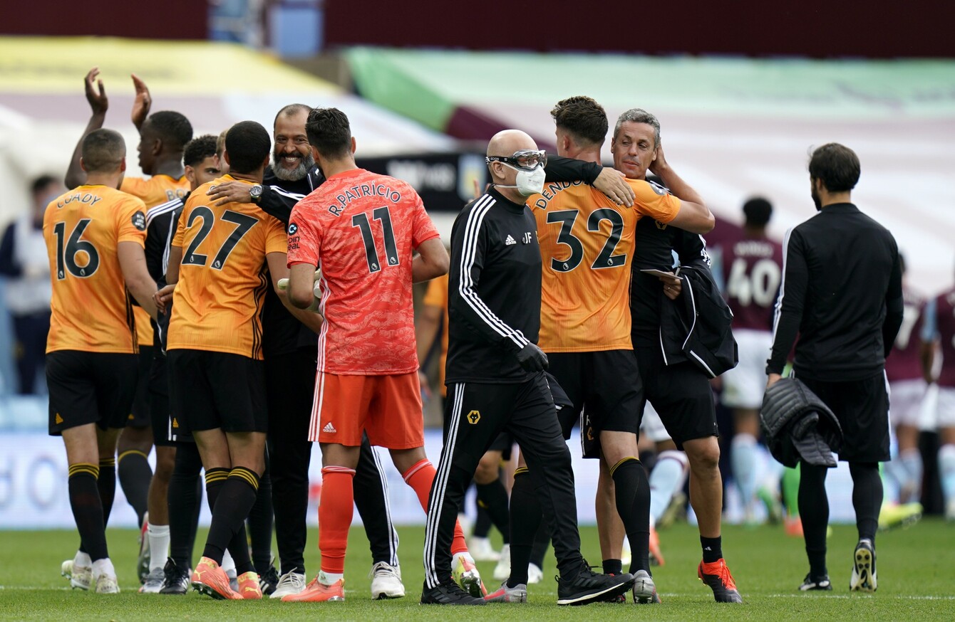Wolves close on Champions League places as Villa’s relegation worries ...