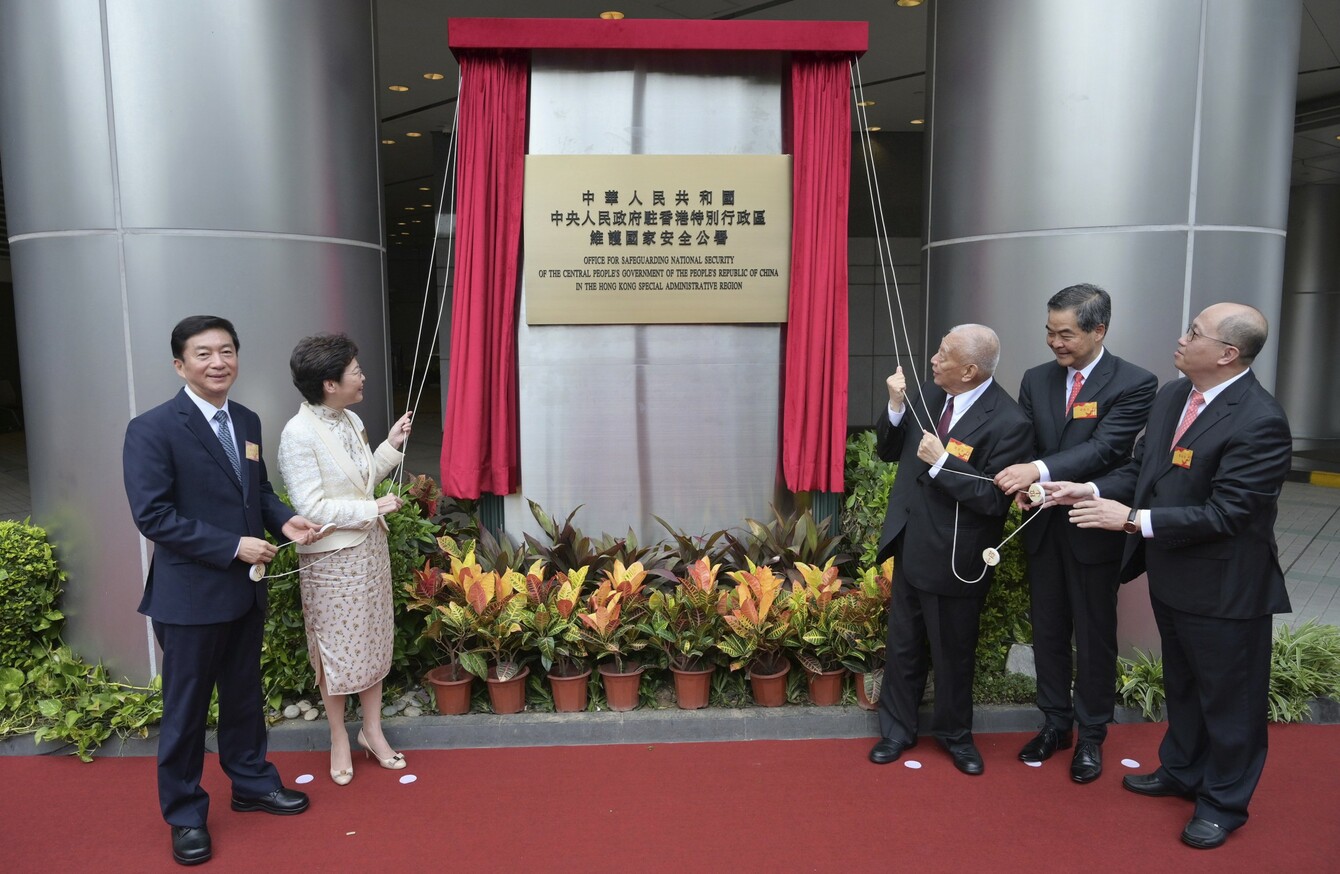 Chinese government opens a new headquarters in Hong Kong for its ...