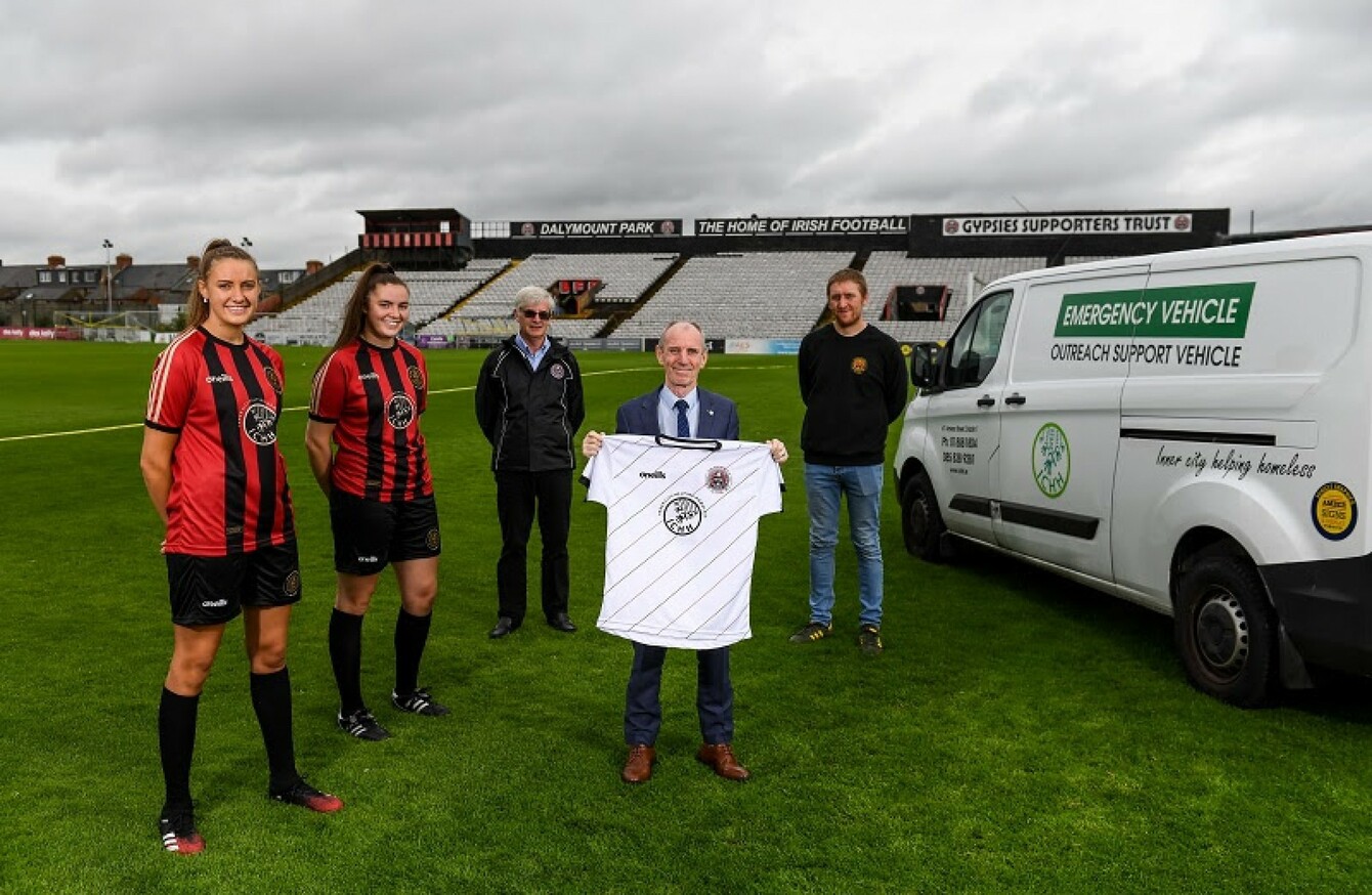 Bohemians raise awareness for homeless charity with new WNL jersey