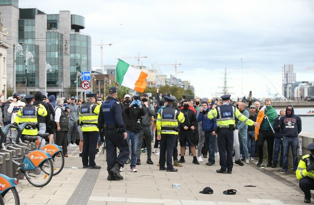 Four men arrested in relation to ongoing protests in Dublin