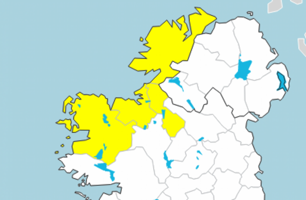 Status Yellow rain warning for four counties as 'localised flooding ...