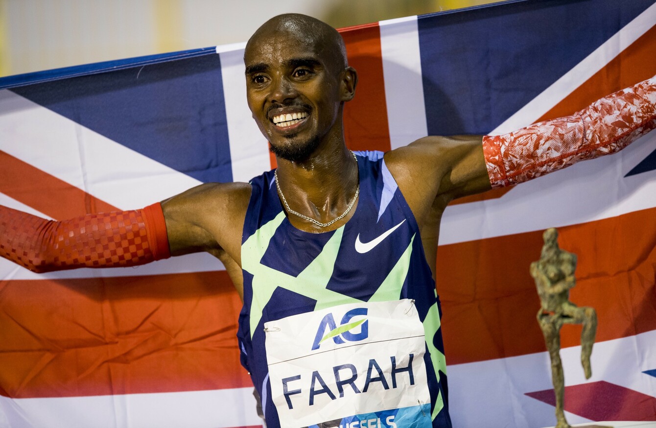 Mo Farah breaks one hour run world record · The42