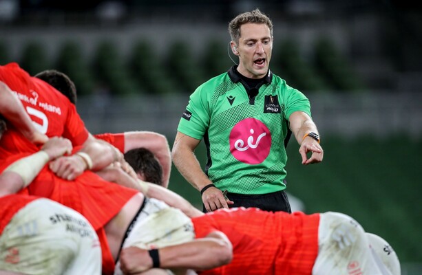 Andrew Brace appointed referee for the Pro14 final between Leinster and ...
