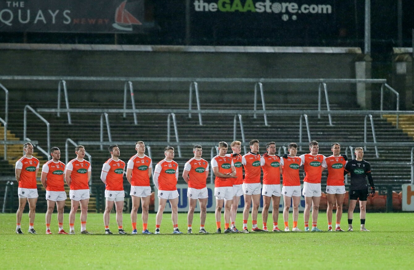 Positive Covid-19 cases among Armagh senior and Clare minor football panels