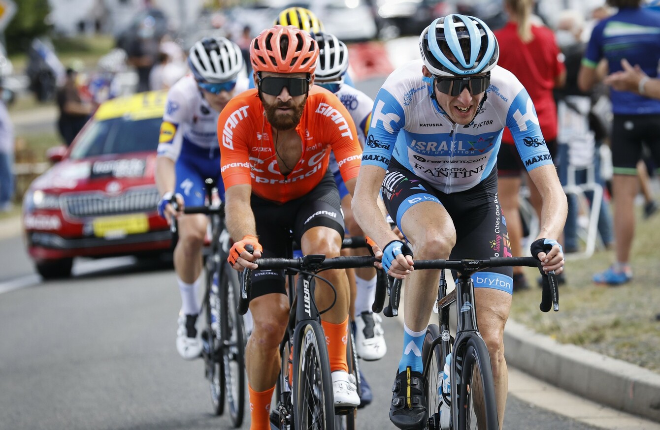 Ireland's Dan Martin finishes third in explosive opening stage of Vuelta