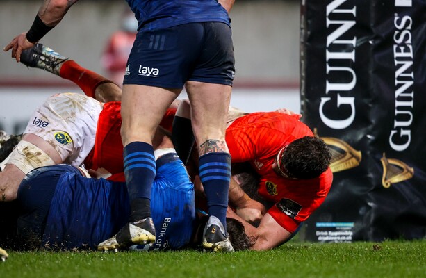 Larmour's late try proves decisive as Leinster beat Munster yet again