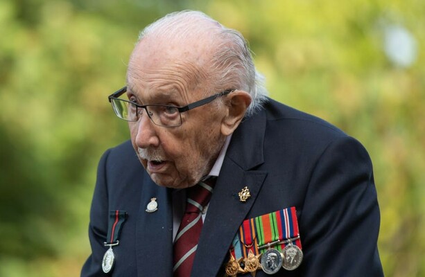 Tom Moore, the 100-year-old who raised £32 million for NHS, in hospital ...